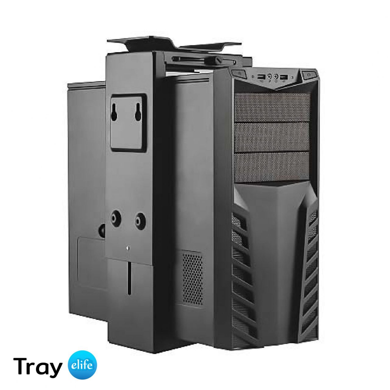 CPU Holder ที่วางเคสซีพียูสำหรับยึดผนังและโต๊ะปรับไฟฟ้า | อีไลฟ์ สินค้า ...