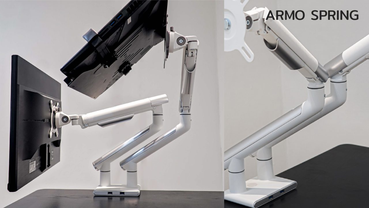 เปรียบเทียบแขนจับจอ ArmoGas & ArmoSpring แตกต่างกันยังไง ? | อีไลฟ์ ...