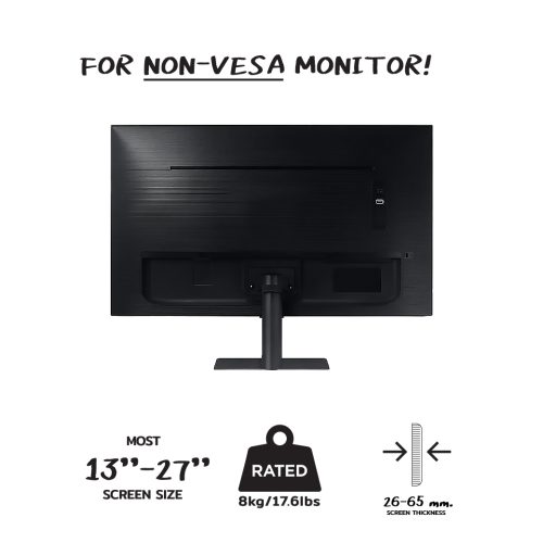 XMO อุปกรณ์เสริมยึดจอคอมพิวเตอร์(สำหรับจอไม่มีรูด้านหลัง) | รองรับจอ 13 ...