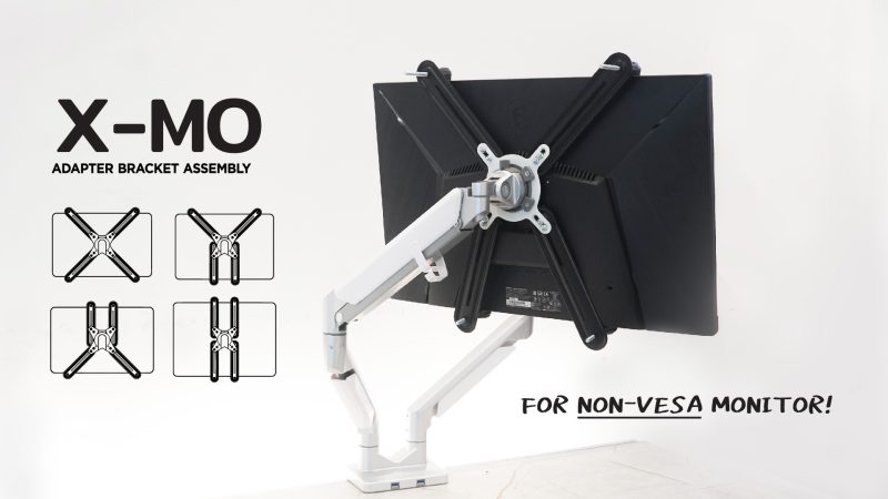 XMO อุปกรณ์เสริมยึดจอคอมพิวเตอร์(สำหรับจอไม่มีรูด้านหลัง) | รองรับจอ 13 ...