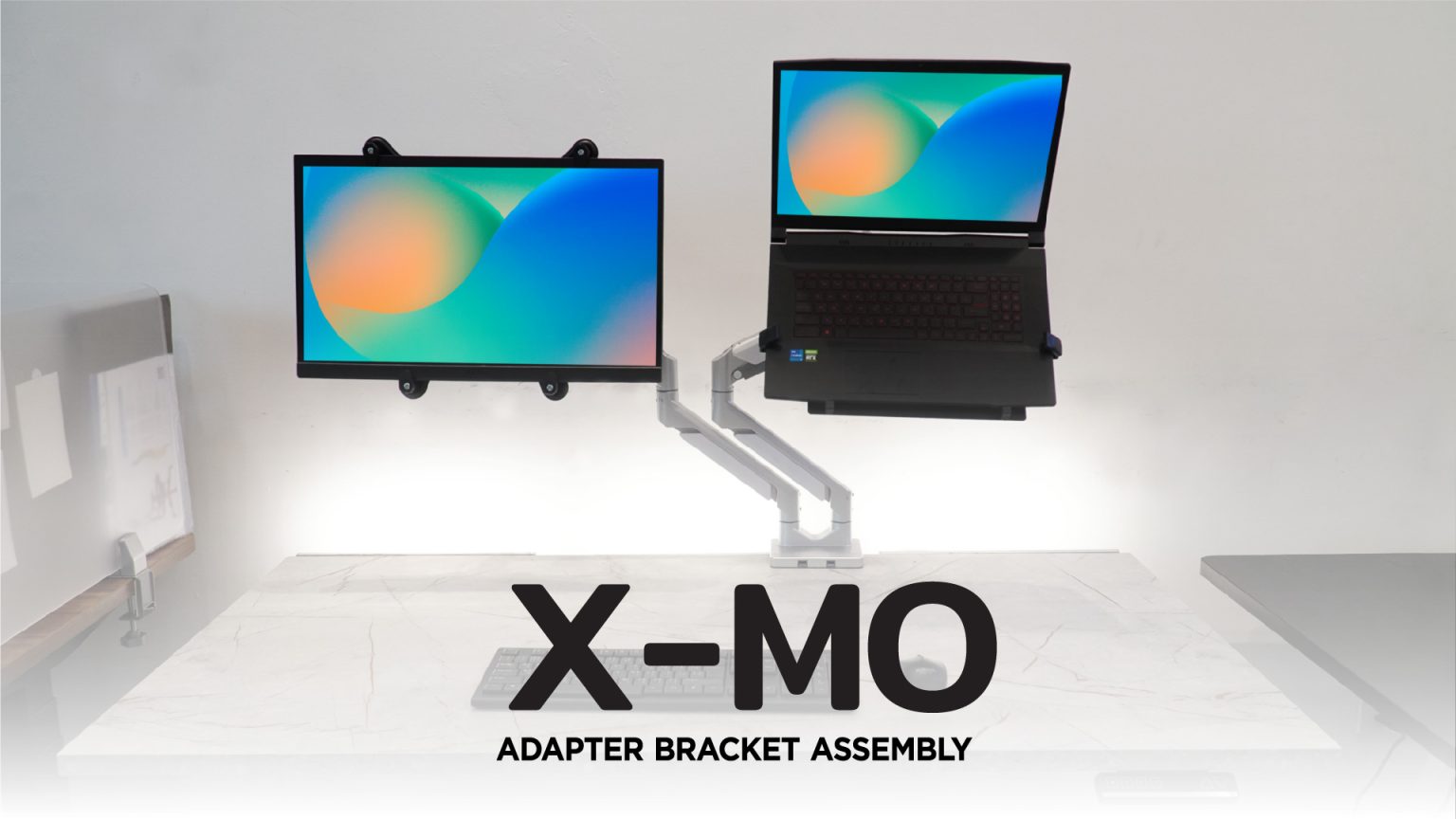 XMO อุปกรณ์เสริมยึดจอคอมพิวเตอร์(สำหรับจอไม่มีรูด้านหลัง) | รองรับจอ 13 ...