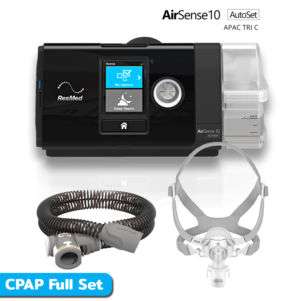 AirSense10 AutoSet Full Set | ชุด CPAP ขนาดพกพาพร้อมหน้ากาก Nasal Mask ...