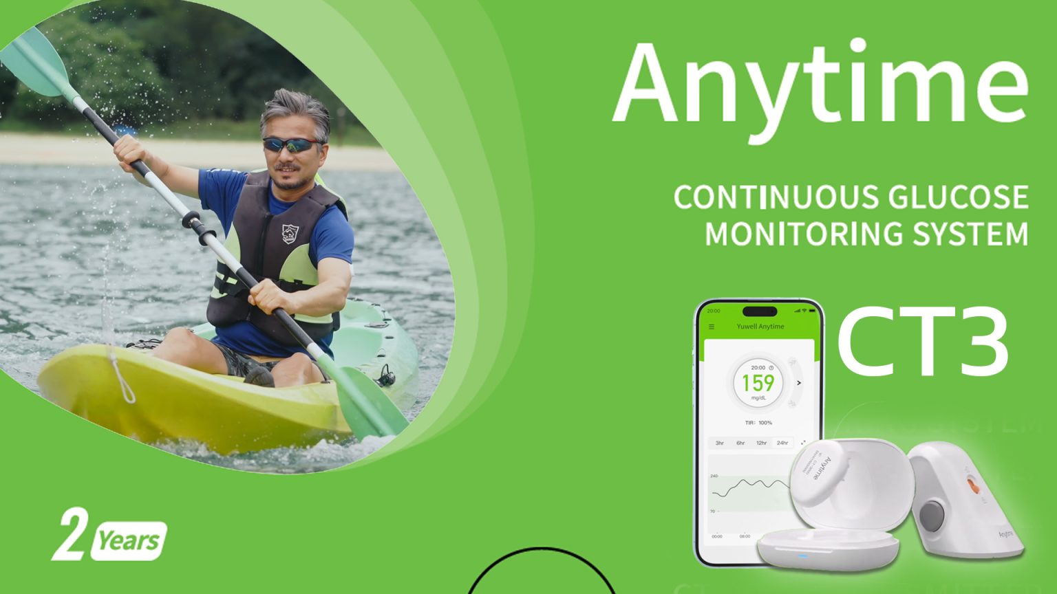 Anytime CT3 | CGM ตรวจน้ำตาลต่อเนื่อง 14วัน เพิ่มผู้ติดตามได้ Rechargeable Battery | อีไลฟ์ ...