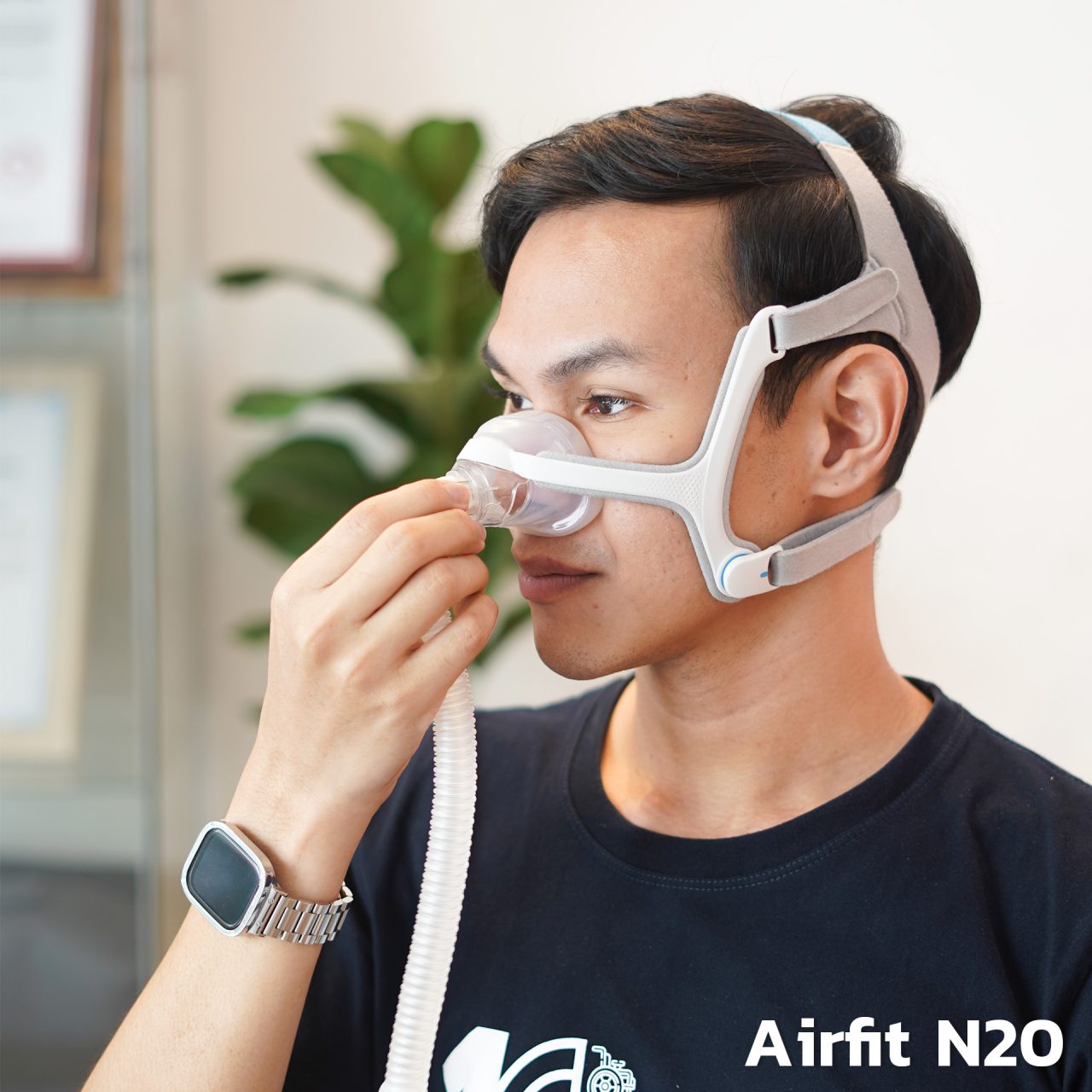Airfit N20 | Nasal Mask หน้ากาก CPAP แบบครอบจมูก ชนิดเปิดหน้าผาก | อี ...