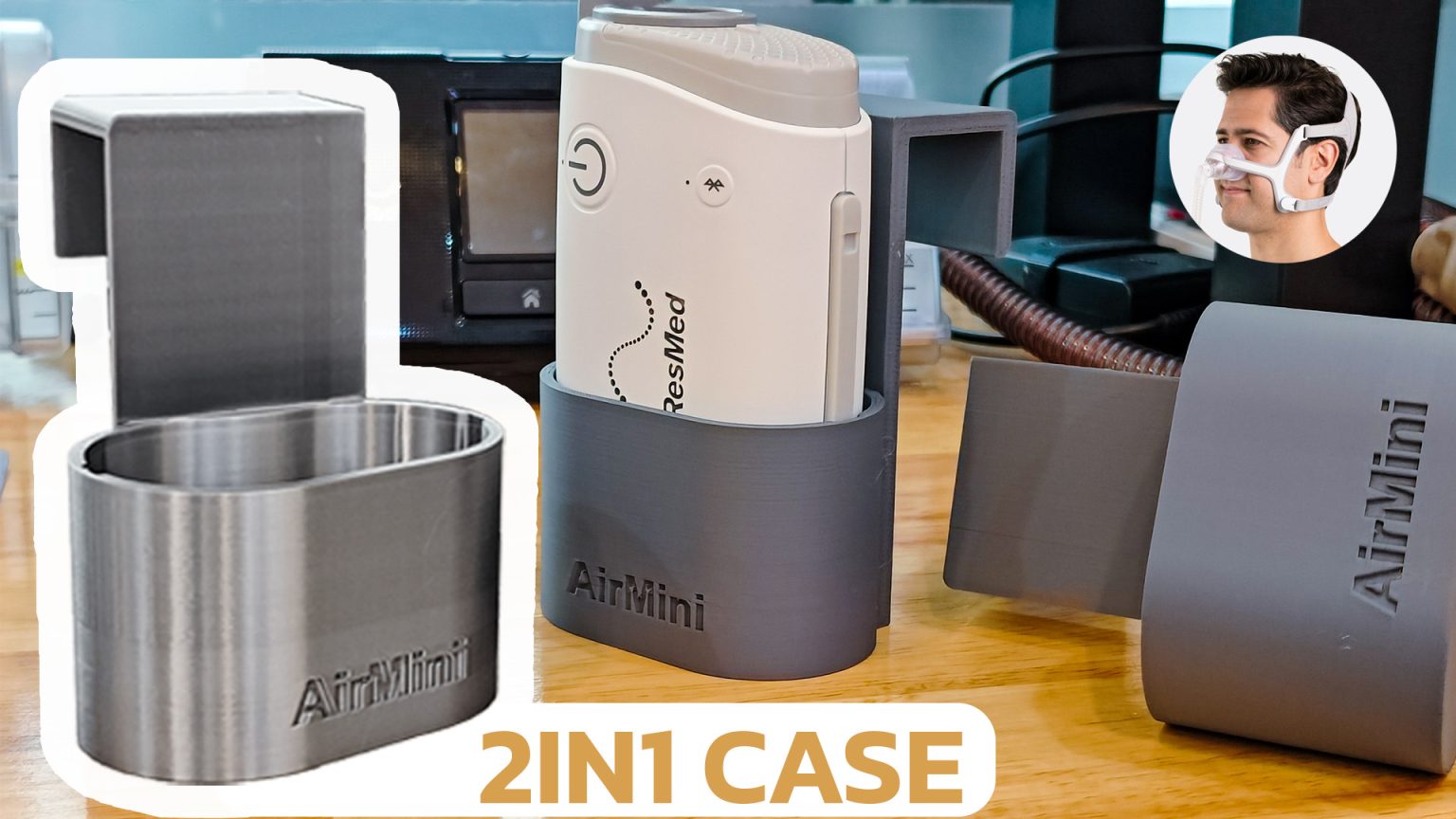 Airmini Full Set | CPAP ขนาดพกพามาเซตพร้อมหน้ากาก Nasal Mask (ประกัน ...