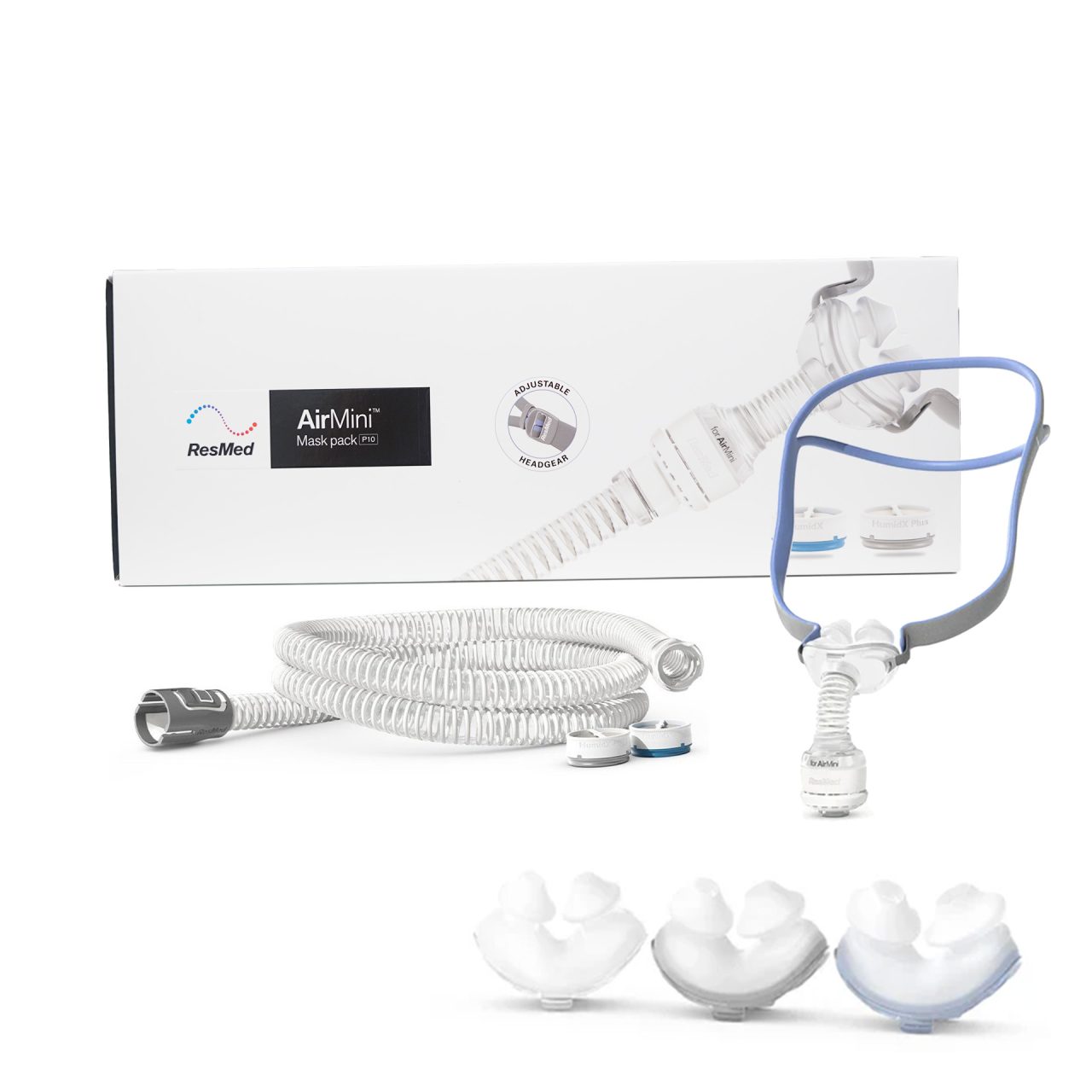 ResMed AirMini Mask pack P10 ชุดอุปกรณ์ท่อความชื้นเฉพาะของ CPAP Air ...