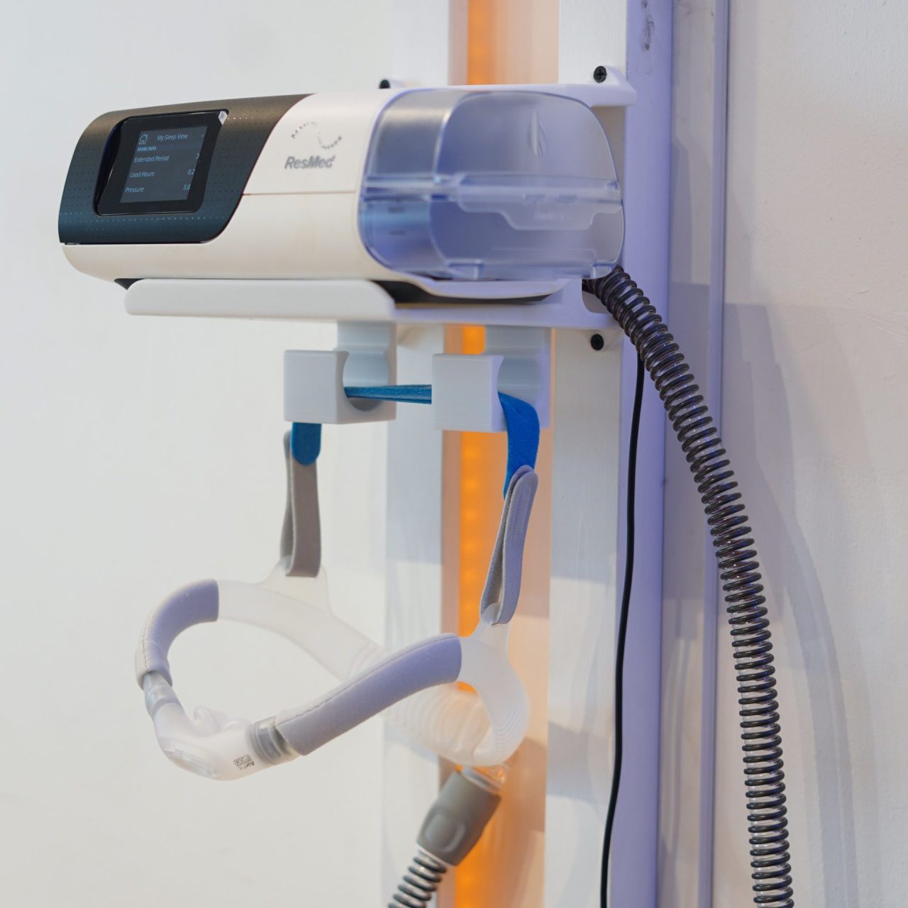 CPAP Wall Mount | ที่ยึดเครื่อง CPAP แบบติดผนัง สำหรับ Airsense10/11 ...